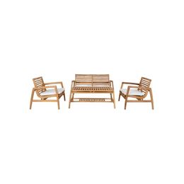 ebuy24 Loungeset Sanna Teak 71 x 80 cm | Gr.: onesize