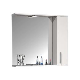 ebuy24 Spiegelschrank LisaloXL Wei&szlig; 75 x 14 cm | Gr.: onesize