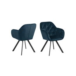 ebuy24 Esszimmerstuhl Lora Blau 58 x 62 cm | Gr.: onesize
