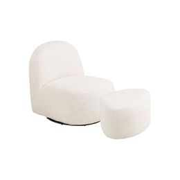 ebuy24 Sessel Dina Cremewei&szlig; 74 x 67 cm | Gr.: onesize