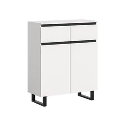 ebuy24 Sideboard Tomasa Wei&szlig; 80 x 36 cm | Gr.: onesize
