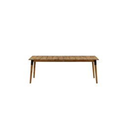 ebuy24 Esstisch Julian Teak Dekor 100 x 210 cm | Gr.: onesize
