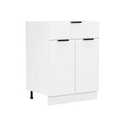 ebuy24 K&uuml;chenunterschrank Fasola Wei&szlig; 60 x 46 cm | Gr.: onesize