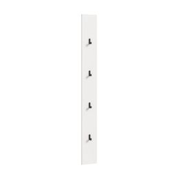 ebuy24 Wandgarderobe Prisma Wei&szlig; 16 x 6 cm | Gr.: onesize