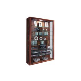 ebuy24 Vitrinenschrank Vitrosa Braun 59 x 18 cm | Gr.: onesize