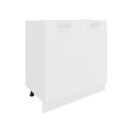 ebuy24 K&uuml;chenunterschrank Esilo Wei&szlig; 80 x 46 cm | Gr.: onesize