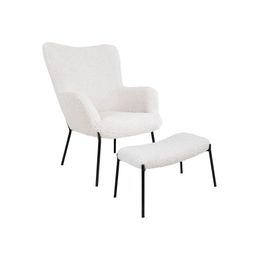 ebuy24 Sessel Glasgow Wei&szlig; 79 x 70 cm | Gr.: onesize