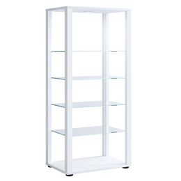 ebuy24 Vitrinenschrank Glasol 2 Wei&szlig; 52 x 35 cm | Gr.: onesize