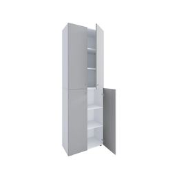 ebuy24 B&uuml;roschrank Lona2XLDT wei&szlig; Wei&szlig; 70 x 39 cm | Gr.: onesize