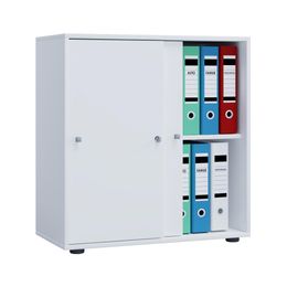 ebuy24 B&uuml;roschrank Lona Wei&szlig; 70 x 40 cm | Gr.: onesize