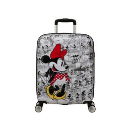 American Tourister Wavebreaker Disney - 4-Rollen-Kabinentrolley 55 cm (rot) in minnie comics white | Gr.: onesize