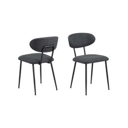 ebuy24 Esszimmerstuhl Denise Grau 2er Set | Gr.: onesize