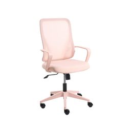 Beliani B&uuml;rostuhl LUMA in Rosa - (W) 60 x (H) 98 x (L) 60 cm | Gr.: onesize