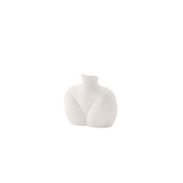 ebuy24 Vase Harvey Offwhite 10 x 17 cm | Gr.: onesize
