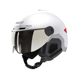 Limar umiere White Wei&szlig; - sicherer Urban- und Speed-Pedelec-Helm mit | Gr.: onesize