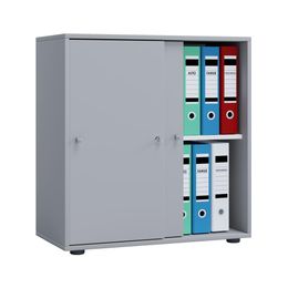 ebuy24 B&uuml;roschrank Lona Grau 70 x 40 cm | Gr.: onesize