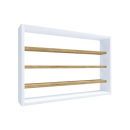 ebuy24 K&uuml;chenregale Esaldi Wei&szlig; 60 x 10 cm | Gr.: onesize
