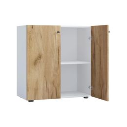 ebuy24 B&uuml;roschrank LonaLDT wei&szlig; Wei&szlig; 70 x 39 cm | Gr.: onesize