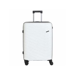 Check.In Orlando - 4-Rollen-Trolley 67 cm (gelb) in wei&szlig; | Gr.: onesize