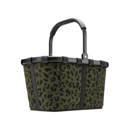 Reisenthel Carrybag - Einkaufskorb (cord dark matcha) in teddy leo olive | Gr.: onesize