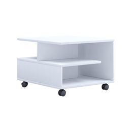 ebuy24 Couchtisch StangoS Wei&szlig; 50 x 50 cm | Gr.: onesize