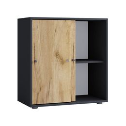 ebuy24 B&uuml;roschrank LonaLST anthrazit Anthrazit 70 x 37 cm | Gr.: onesize