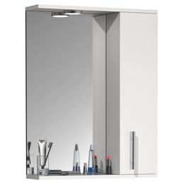 ebuy24 Spiegelschrank LisaloL Wei&szlig; 55 x 14 cm | Gr.: onesize