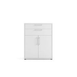 ebuy24 B&uuml;ro Aufbewahrung Prisme Wei&szlig; 89 x 40 cm | Gr.: onesize