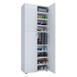 ebuy24 Schuhschrank Lona Wei&szlig; 70 x 37 cm | Gr.: onesize