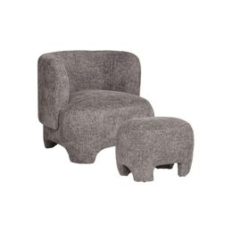 ebuy24 Sessel Nazare Grau 79 x 77 cm | Gr.: onesize