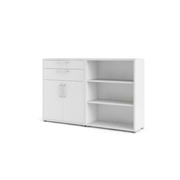 ebuy24 B&uuml;roregal Prisme Wei&szlig; 178 x 40 cm | Gr.: onesize