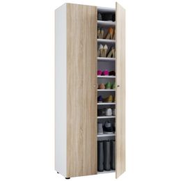 ebuy24 Schuhschrank Vandol I Wei&szlig; 71 x 37 cm | Gr.: onesize