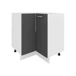 ebuy24 K&uuml;chenunterschrank Esilo Wei&szlig; 76 x 76 cm | Gr.: onesize