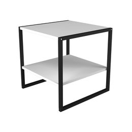 ebuy24 Couchtisch InsasiM Wei&szlig; 51 x 51 cm | Gr.: onesize