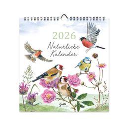 Gr&auml;tz Verlag Gr&auml;tz Verlag Kalender - Kalender Naturliebe V&ouml;gel 2026 | Gr.: onesize