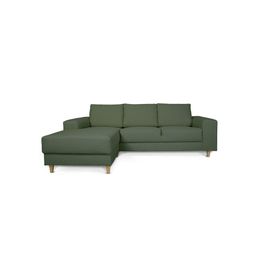 ebuy24 Sofa Nordic Gr&uuml;n 222 x 148 cm | Gr.: onesize