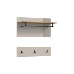 ebuy24 Wandgarderobe Slide Kaschmir 80 x 28 cm | Gr.: onesize