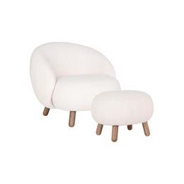 ebuy24 Sessel Savona Wei&szlig; 80 x 76 cm | Gr.: onesize