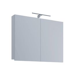 ebuy24 Spiegelschrank VCB1 Wei&szlig; 80 x 12 cm | Gr.: onesize