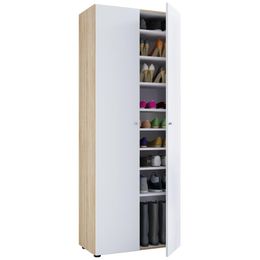 ebuy24 Schuhschrank Vandol I Eiche Dekor 71 x 37 cm | Gr.: onesize