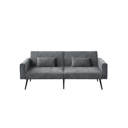ABRIHOME Umwandelbares Schlafsofa Futon Set f&uuml;r Wohnzimmer in Grau | Gr.: onesize