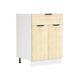 ebuy24 K&uuml;chenunterschrank Fasola Eiche 60 x 46 cm | Gr.: onesize