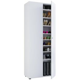 ebuy24 Schuhschrank Vandol I Wei&szlig; 71 x 37 cm | Gr.: onesize