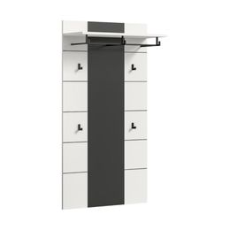 ebuy24 Wandgarderobe Canu Wei&szlig; 80 x 29 cm | Gr.: onesize