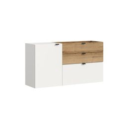ebuy24 Sideboard Naro Wei&szlig; 120 x 37 cm | Gr.: onesize
