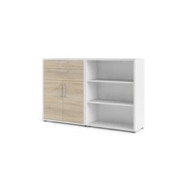ebuy24 B&uuml;roregal Prisme Wei&szlig; 178 x 40 cm | Gr.: onesize