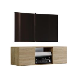 ebuy24 TV M&ouml;bel Jusa 115 Eiche Dekor 115 x 36 cm | Gr.: onesize