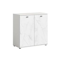 ebuy24 Sideboard Stone Wei&szlig; 86 x 40 cm | Gr.: onesize