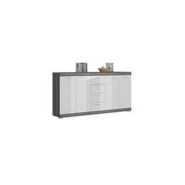 ebuy24 Sideboard Scout Grau 165 x 37 cm | Gr.: onesize