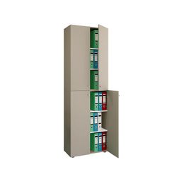 ebuy24 B&uuml;roschrank Lona2XLDT grau Grau 70 x 39 cm | Gr.: onesize